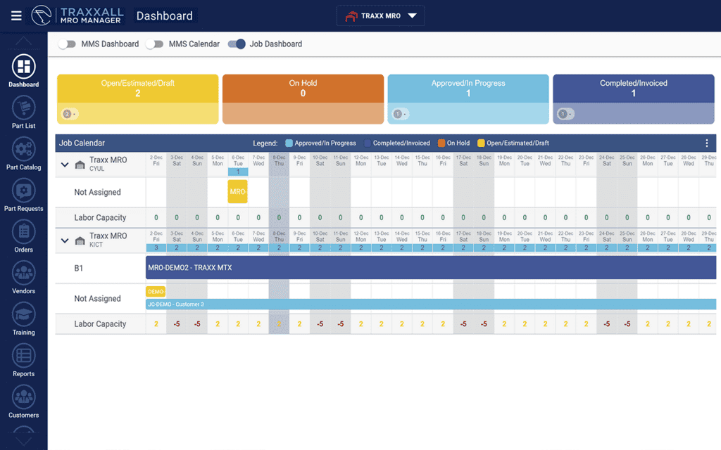 Traxxall MRO Manager | Jet Support Services, Inc. (JSSI)