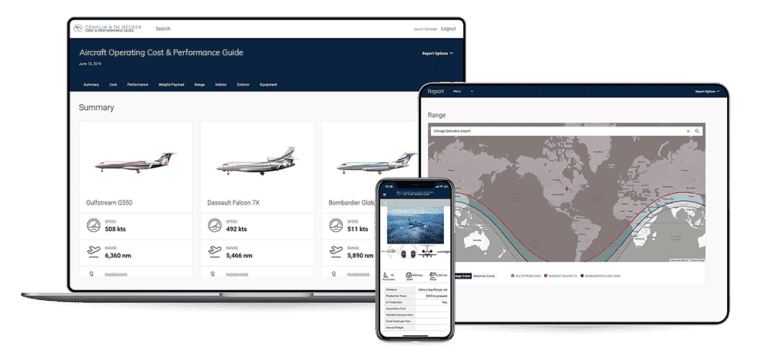 Aircraft Operating Cost Report | Conklin & de Decker | JSSI
