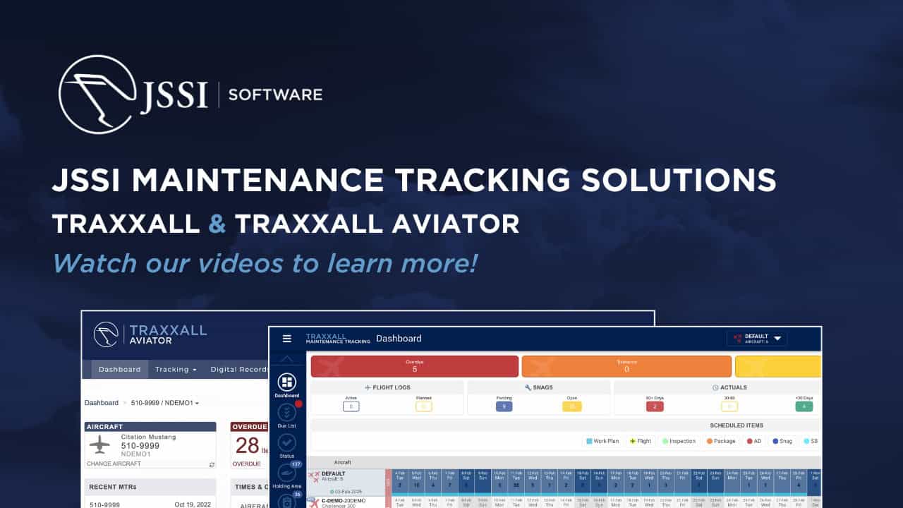 JSSI Software | Maintenance Tracking Video Overviews